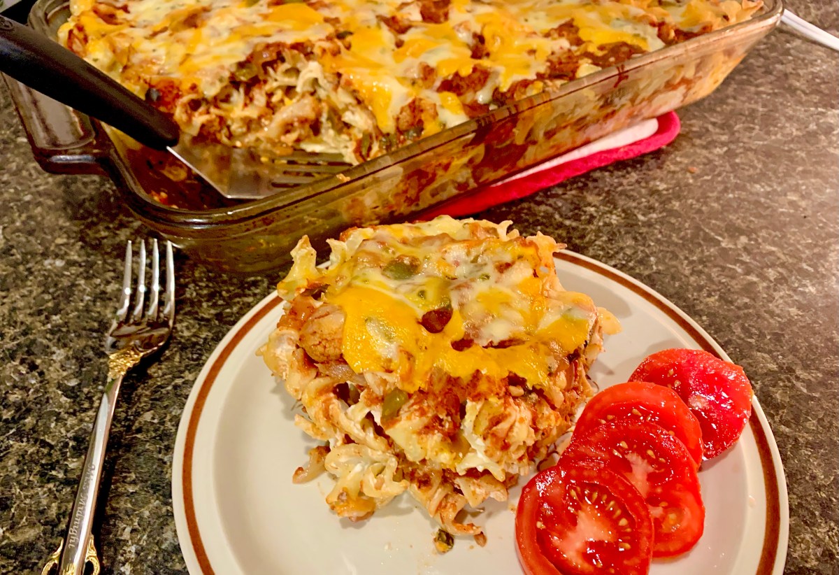 Tex Mex Noodle Casserole – Midnight Munchies & More!