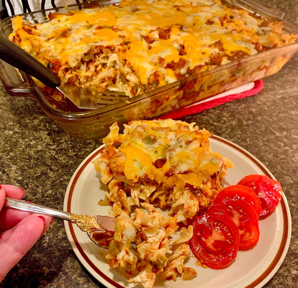 Tex Mex Noodle Casserole – Midnight Munchies & More!